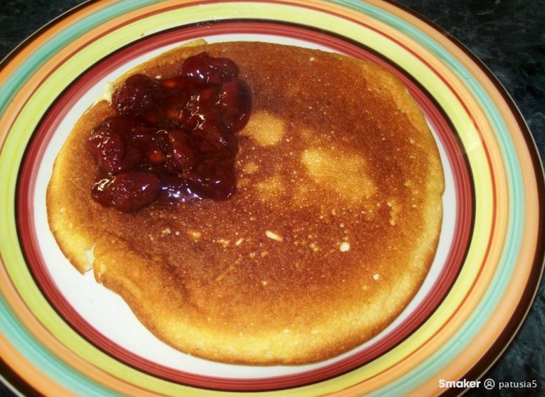 Puszysty omlet na słodko