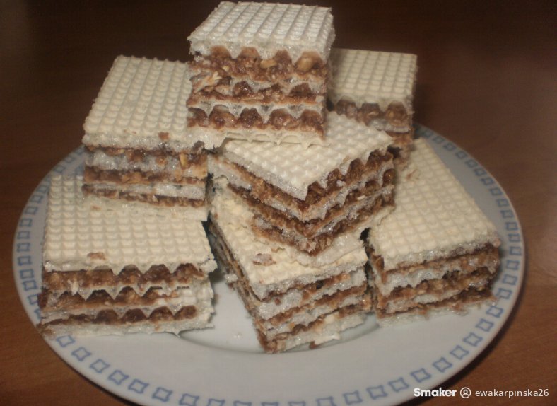 Masa do wafli,,pseudonugat"