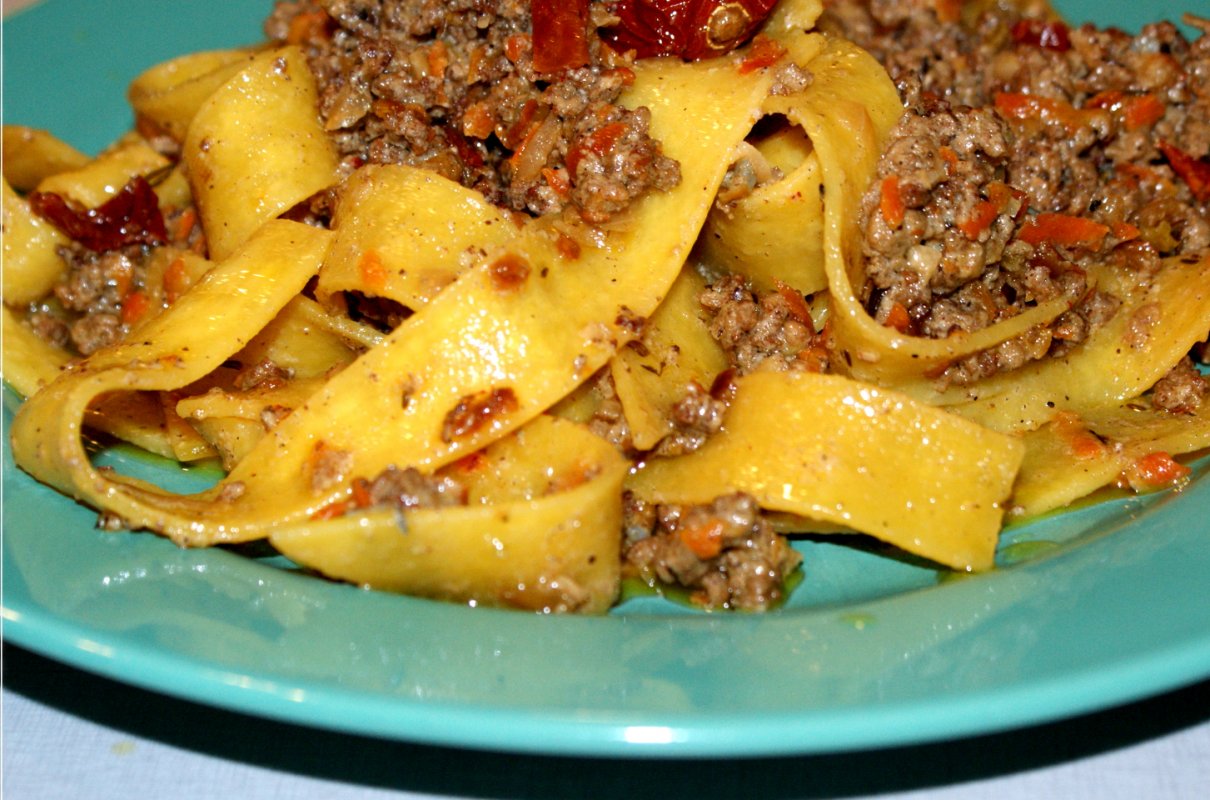 Pappardelle ragout bianco wg Okrasy