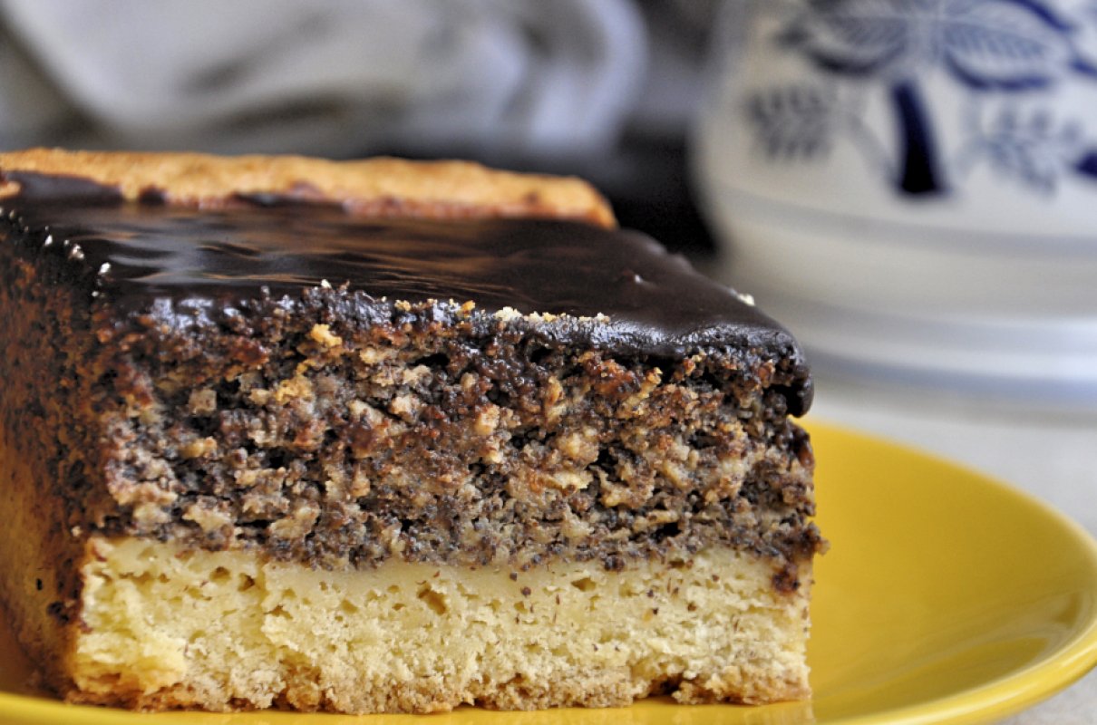 Ciasto makowo-jabłkowe