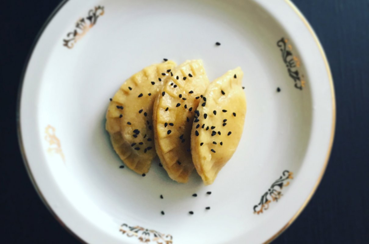 Pierogi curry