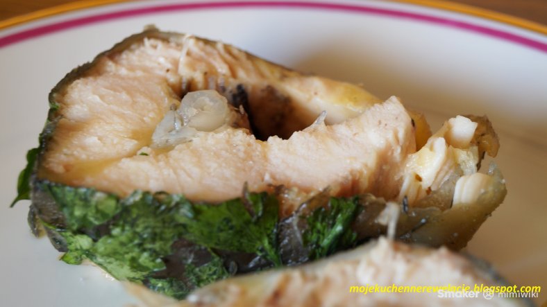 Jesiotr pieczony w niskiej temperaturze