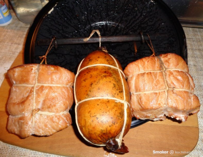 Filet z kurczaka parzony - wędzony.