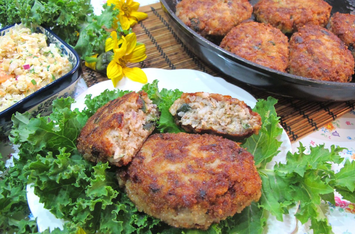 Mielone z cukinią i ryżem