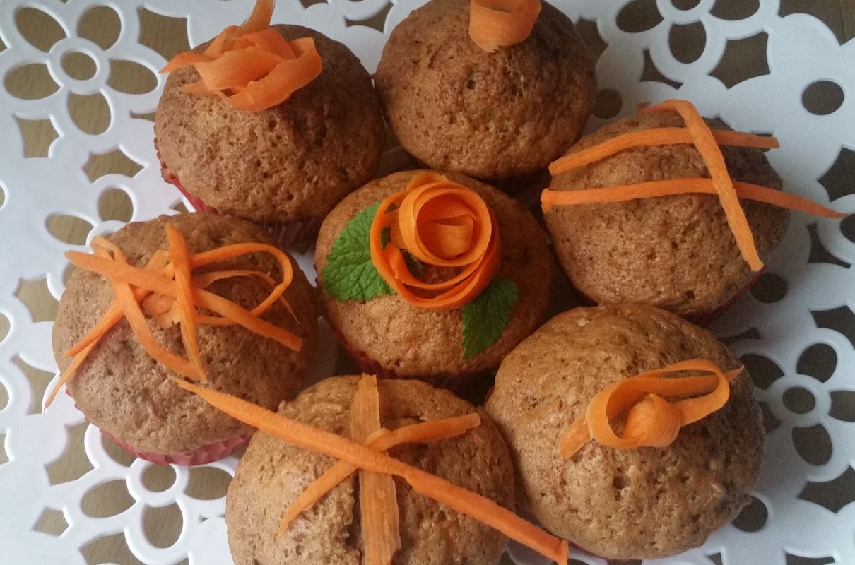 Muffinki marchewkowe