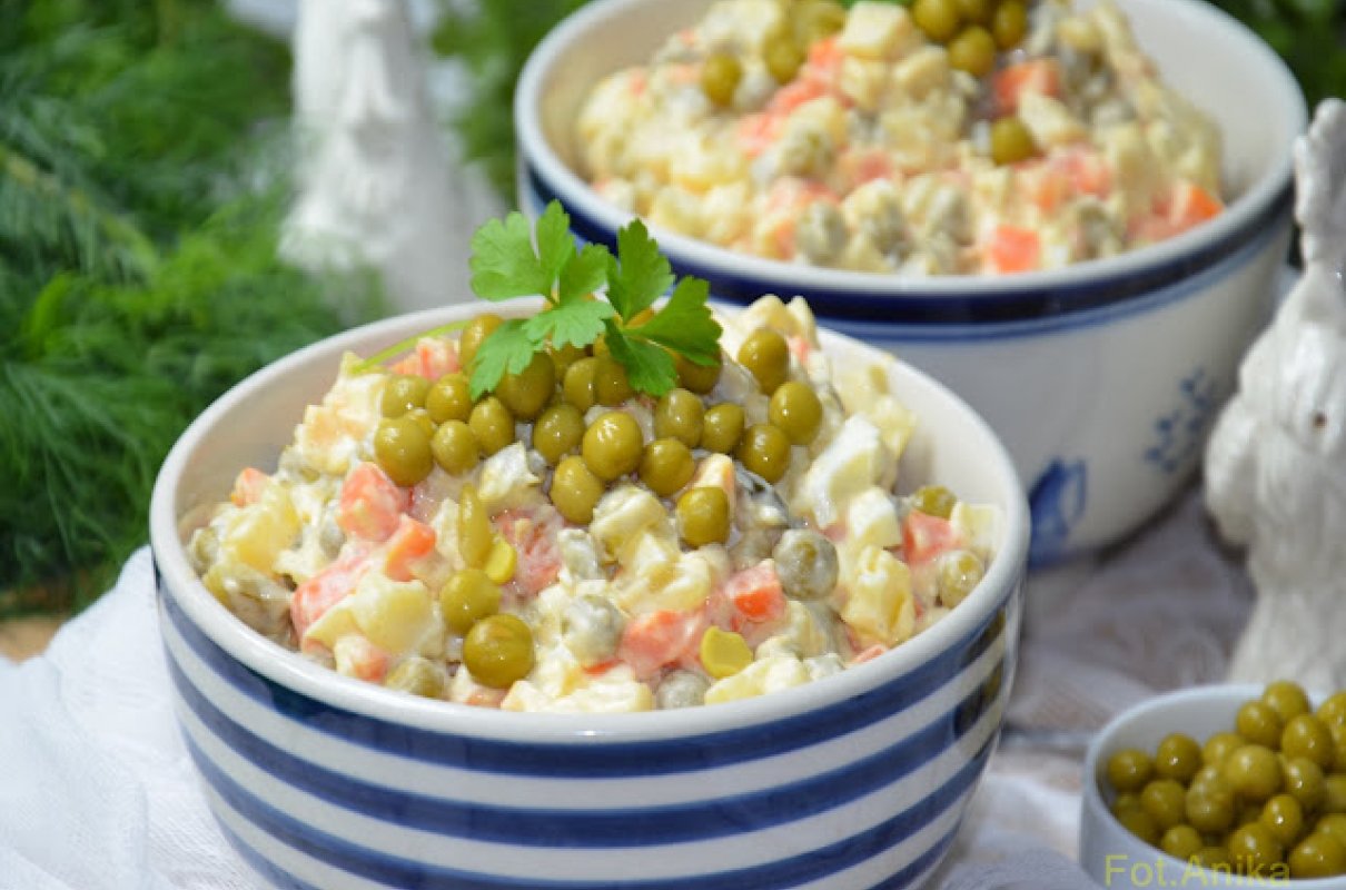 Klasyczna sałatka jarzynowa