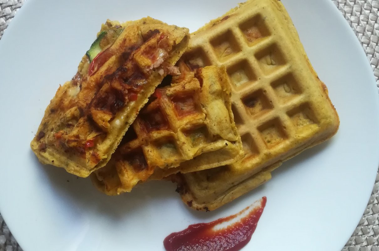 Wytrawne gofry z pysznym środkiem