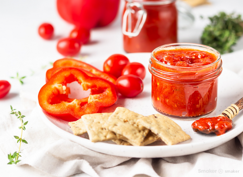 Domowy keczup z czerwonej papryki