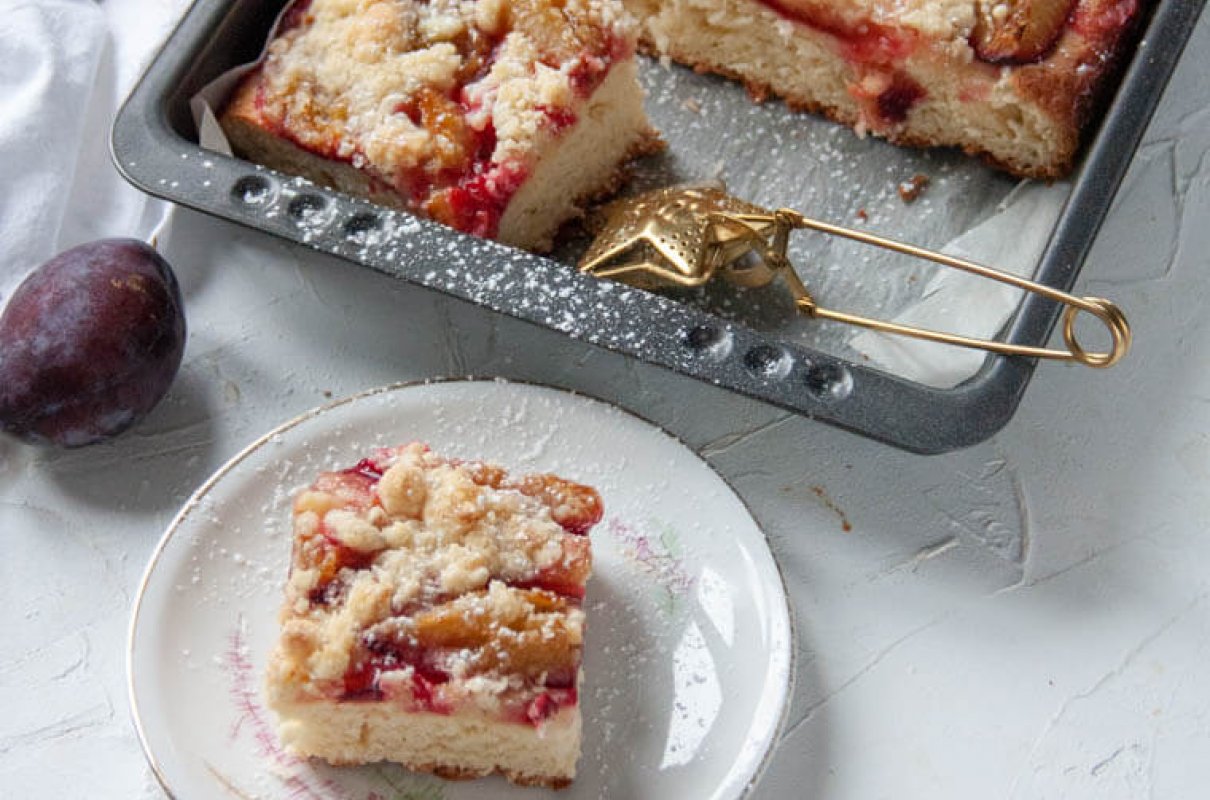 Ciasto Topielec ze śliwkami