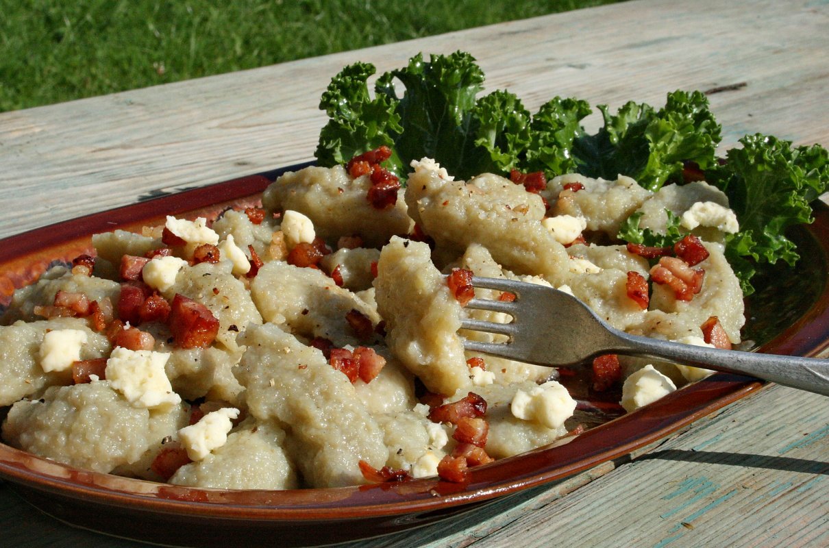 Halyszki ziemniaczane (kartoplani haluszki) – kuchnia regionalna