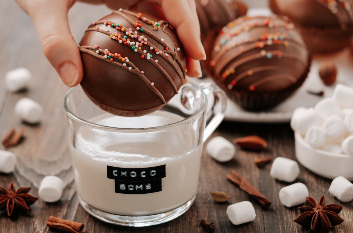 Choco bombs, czyli kula z niespodzianką