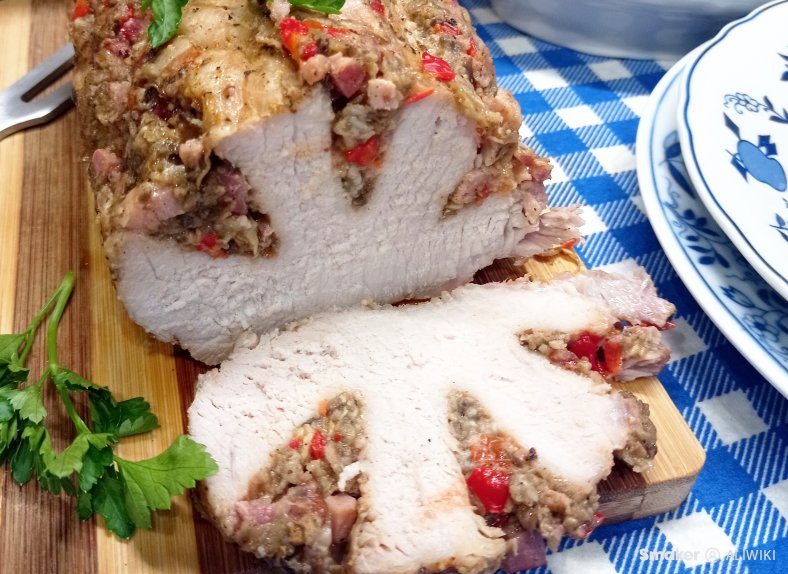 Schab faszerowany Tulipan