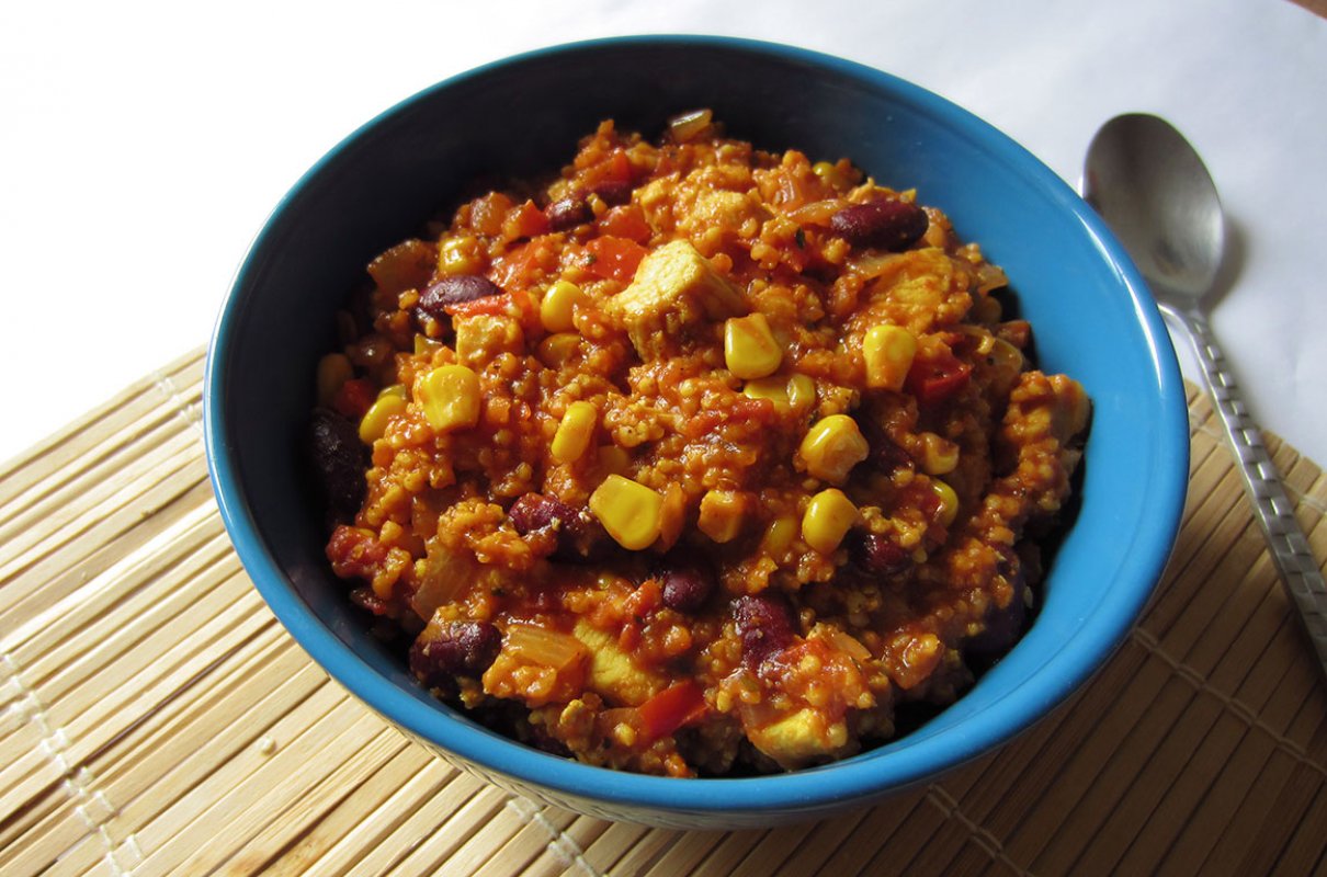 Kasza jaglana po meksykańsku