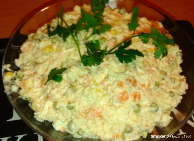 Sałatka warzywno - ryzowy