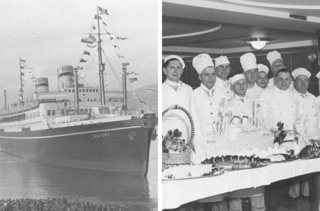 Jedzenie na statku Stefan Batory. Historia transatlantyku