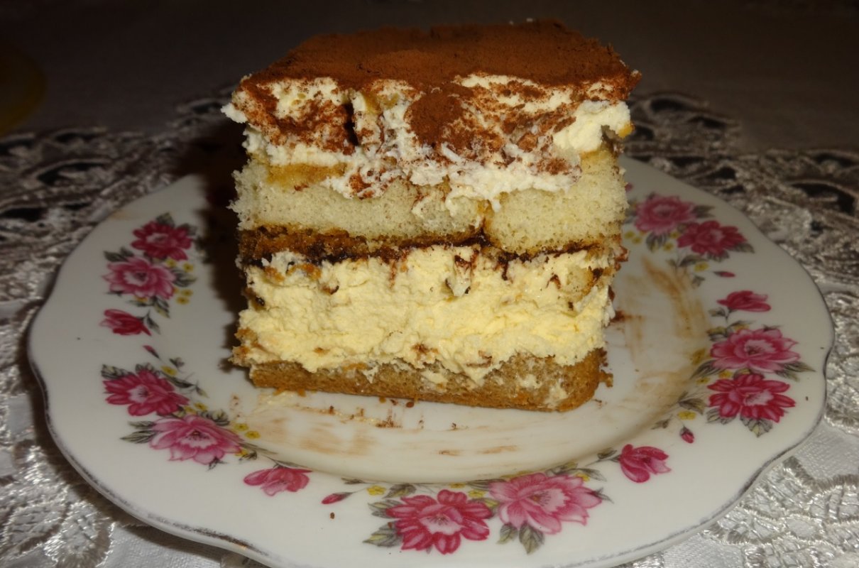 Pyszny deser aLa tiramisu.