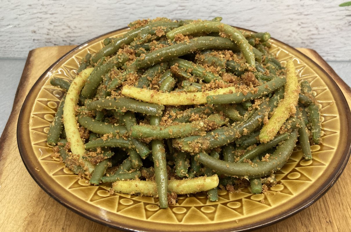 Fasolka szparagowa w bułce tartej