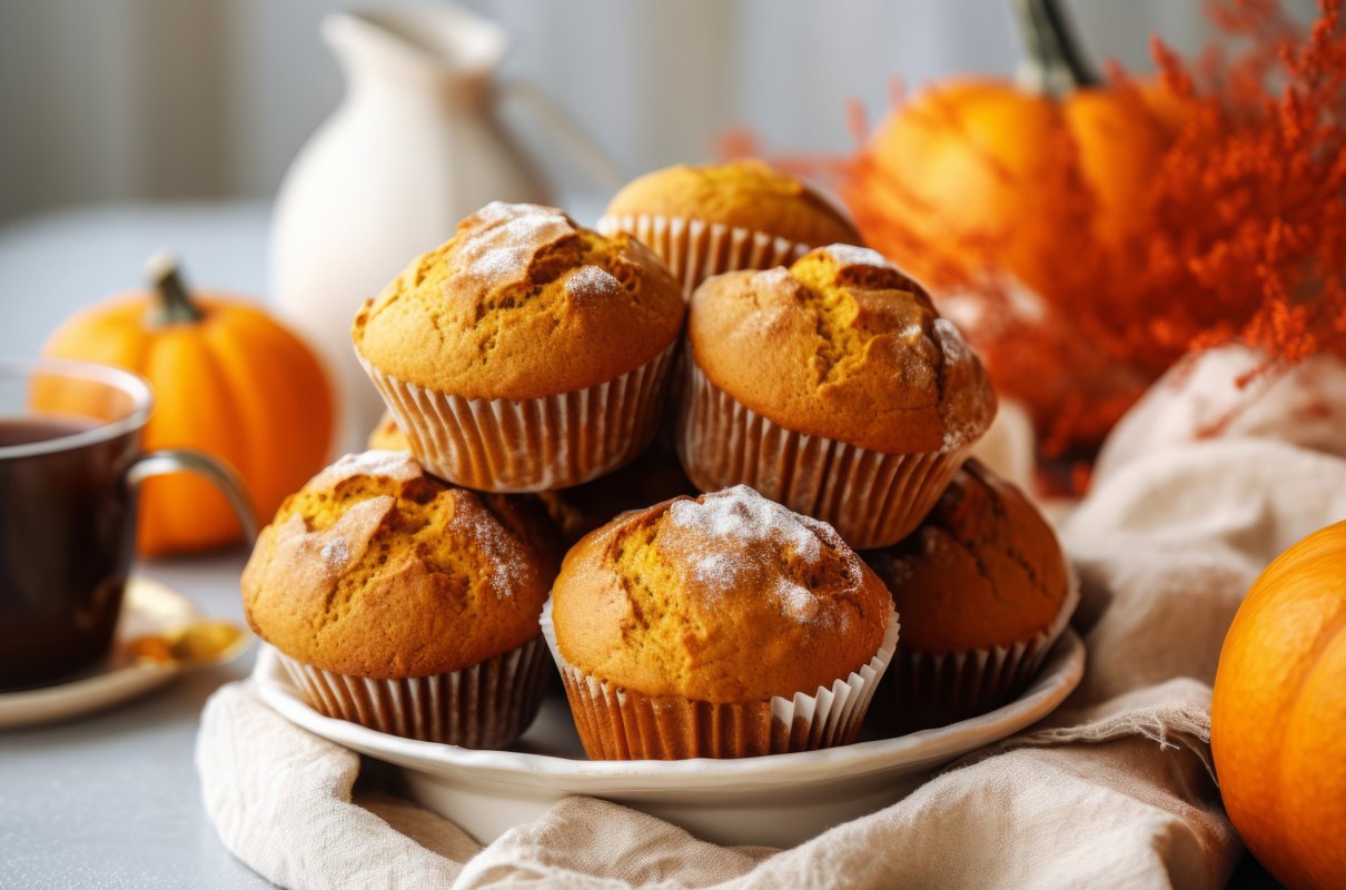 Muffinki dyniowe