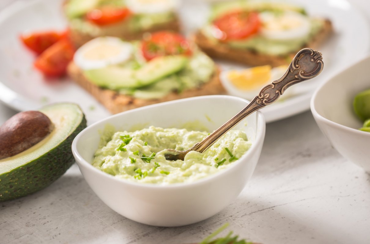 Pasta z awokado i serka wiejskiego