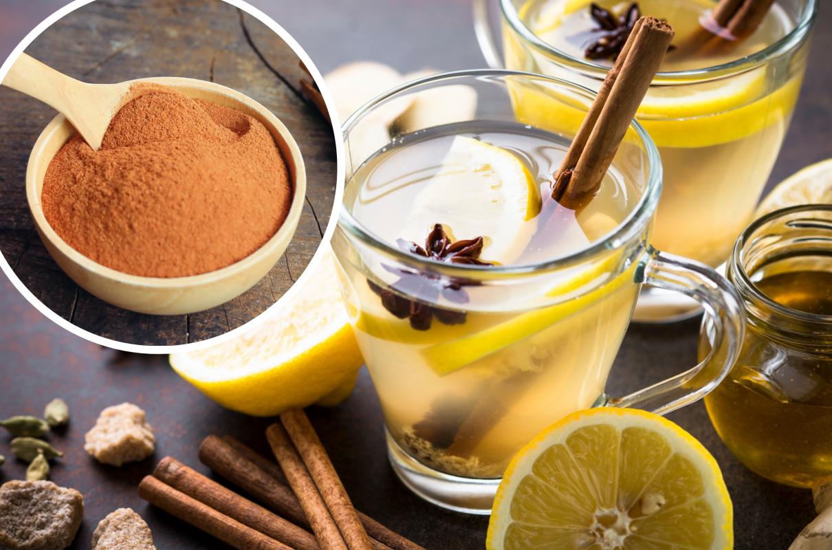 Woda cynamonowa z jabłkiem i cytryną – przepis i zastosowanie