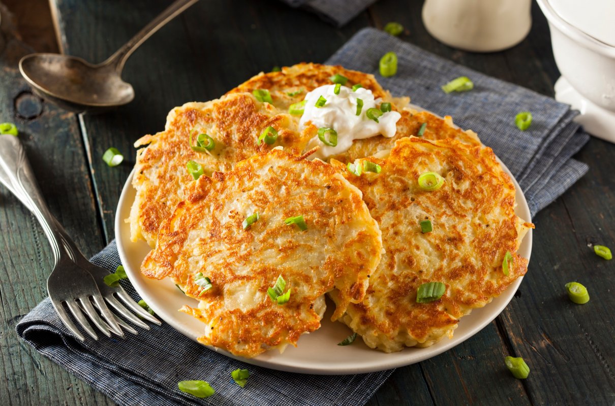 Placki ziemniaczane z płatkami owsianymi