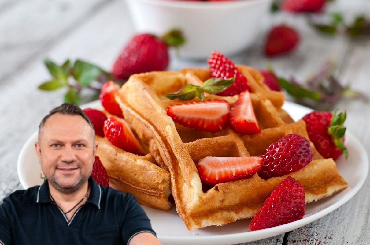 Orzechowe gofry Strzelczyka