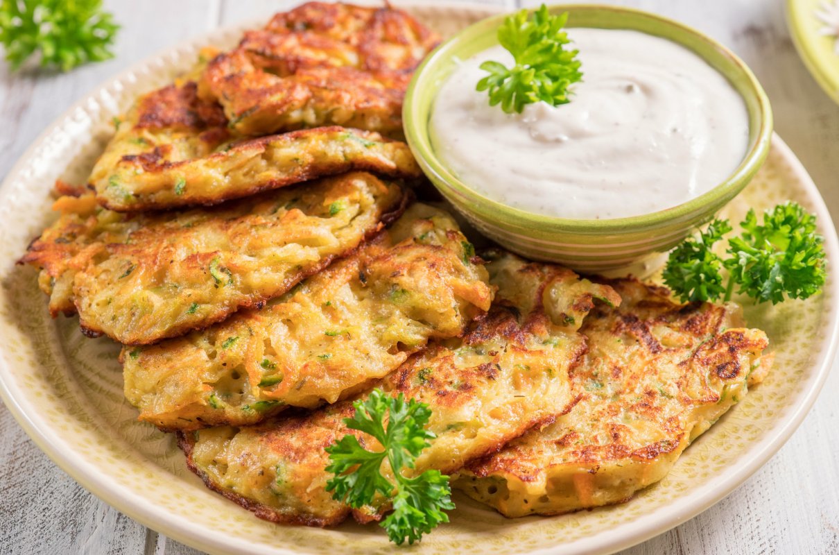 Placki ziemniaczane nadziewane mięsem