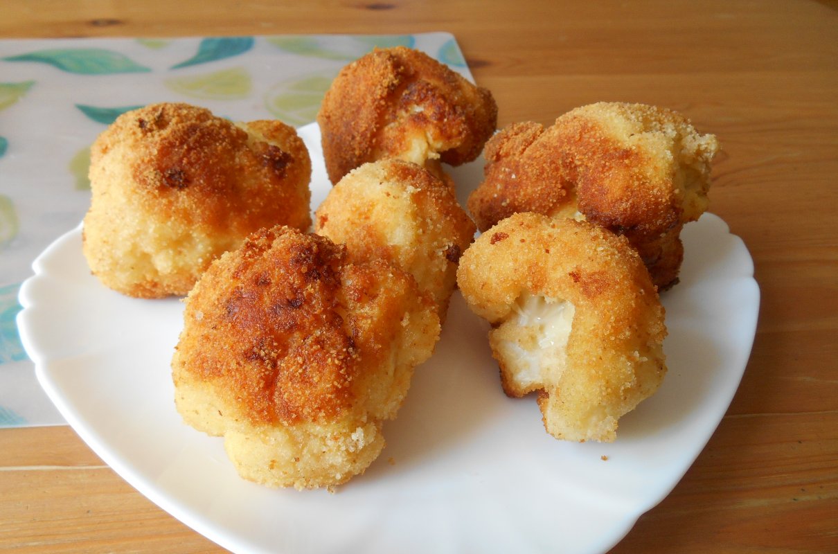 Kalafior opiekany w bułce tartej