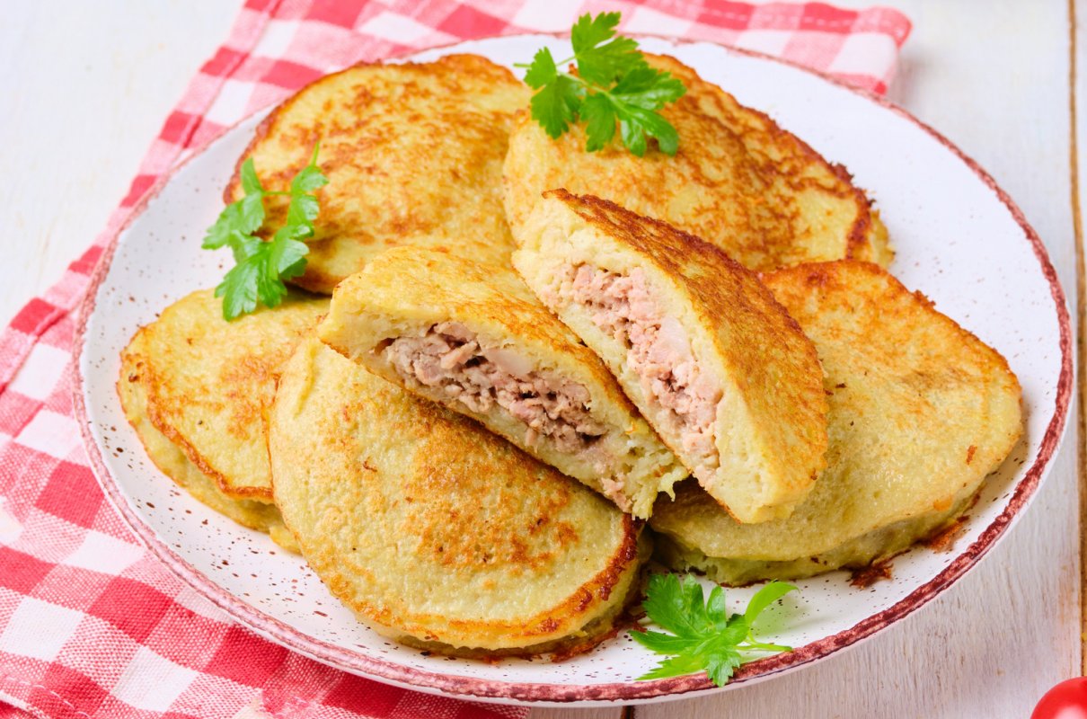 Placki ziemniaczane z indykiem