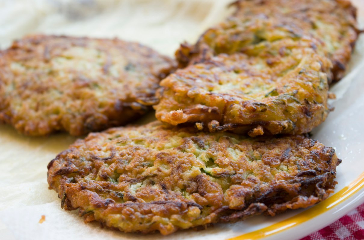 Placki z cukinii i kaszy gryczanej