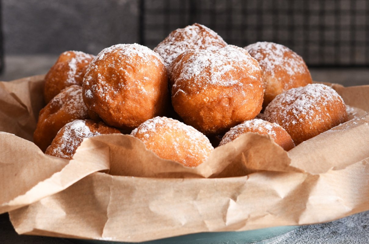 Szybkie pączki z serka homogenizowanego
